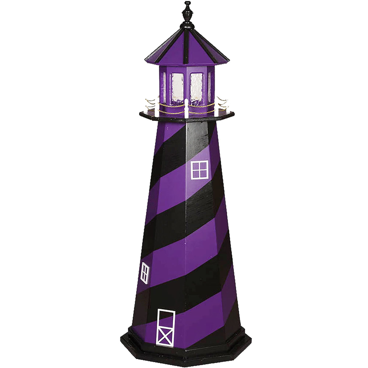 Baltimore Ravens Colors Wooden Lighthouse — Homestead Traditions